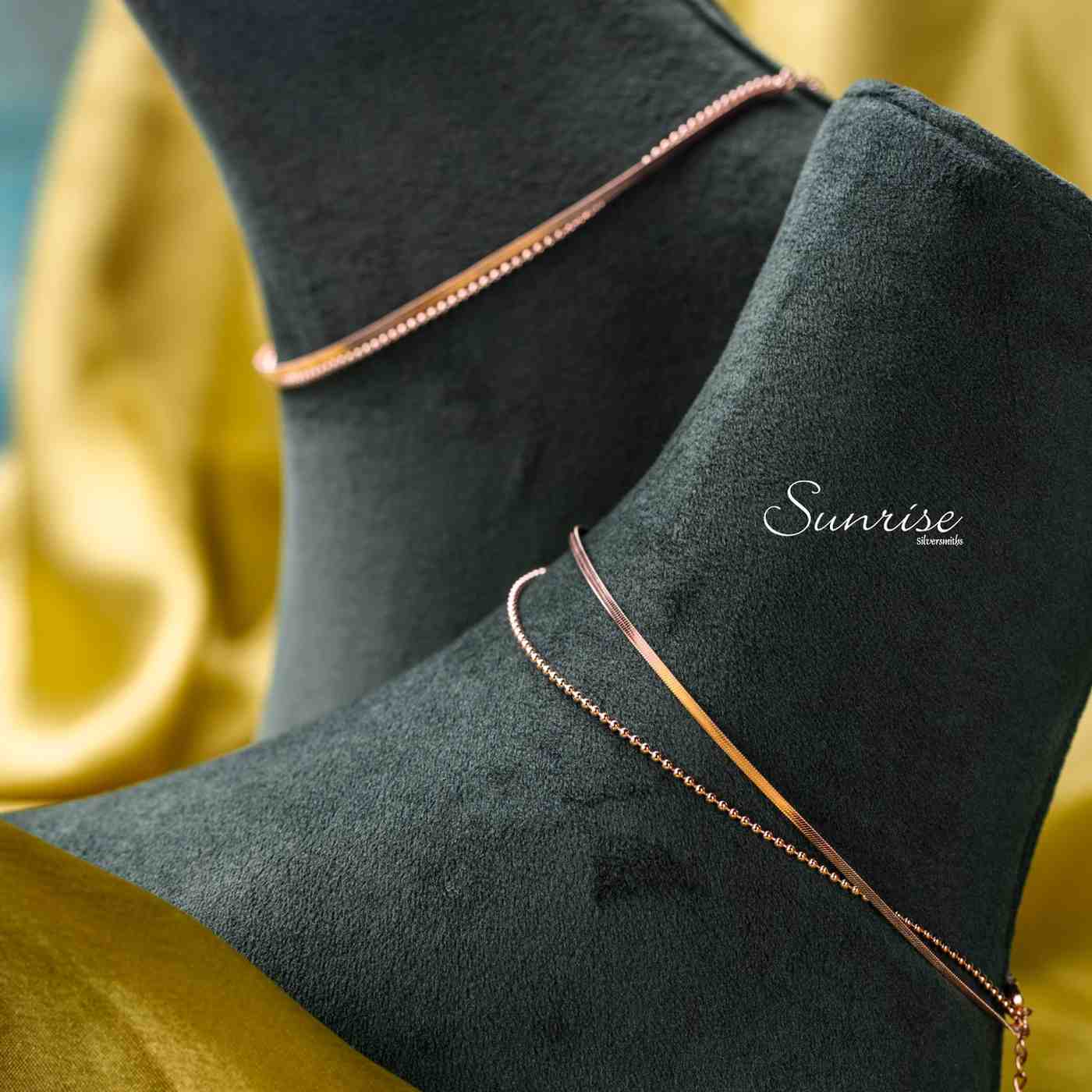 ROSE GOLD TWO STEP CHAIN – Sunrise Silversmiths