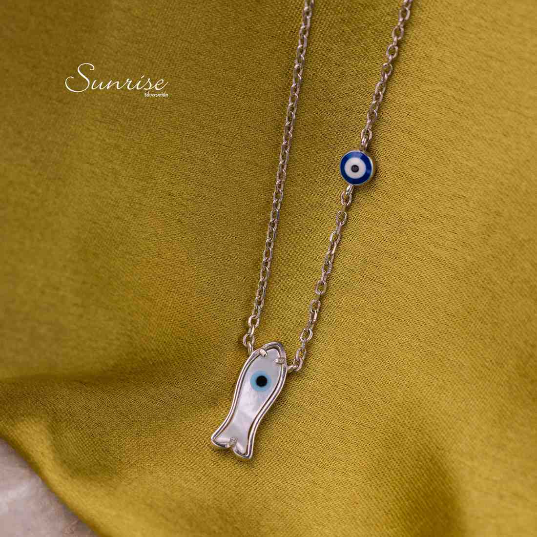 EVIL EYE NECK CHAIN – Sunrise Silversmiths