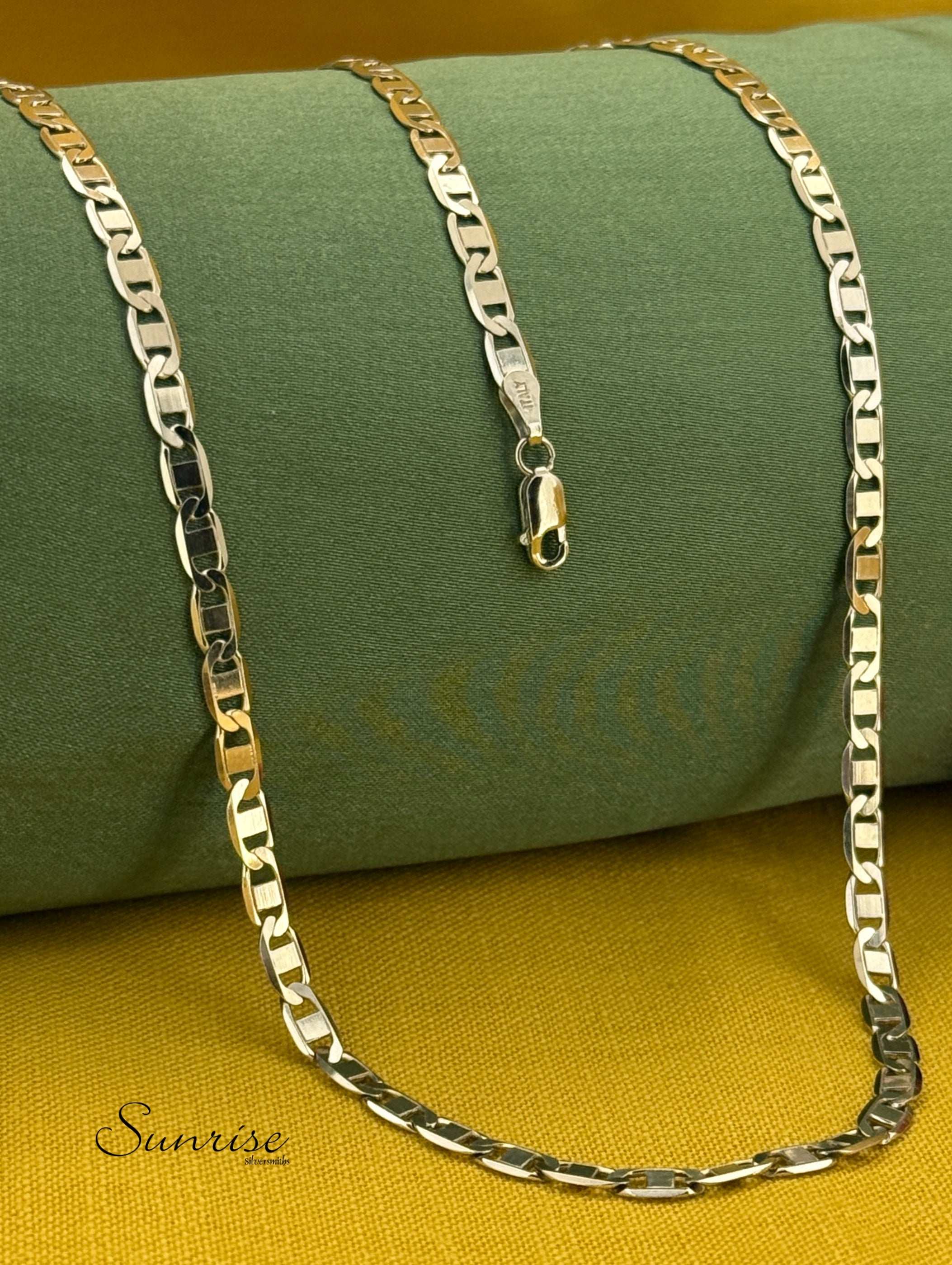 925 Silver Anchor Chain - Stylish and Durable | Sunrise Silversmiths