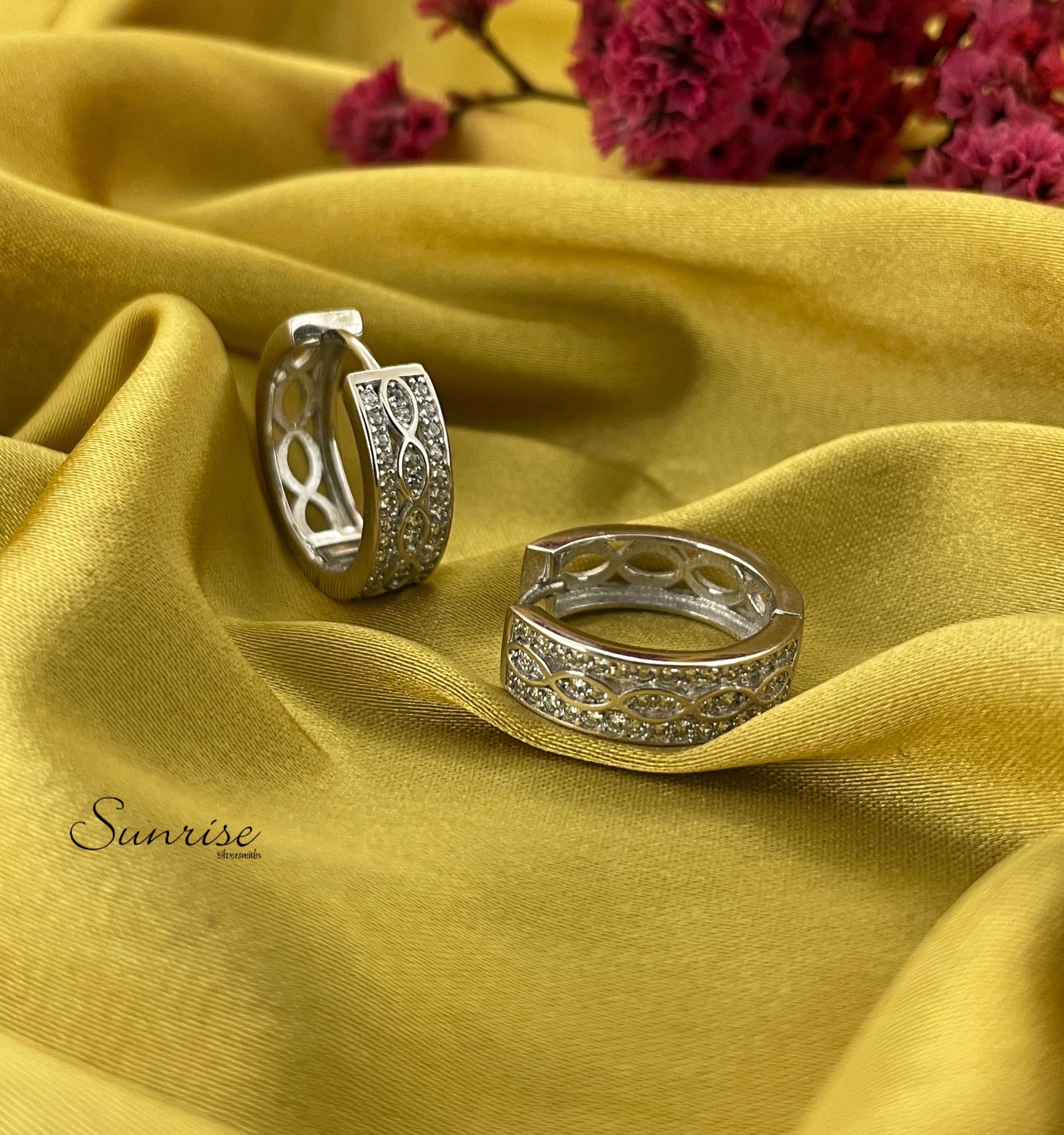 CZ STERLING SILVER BALI – Sunrise Silversmiths