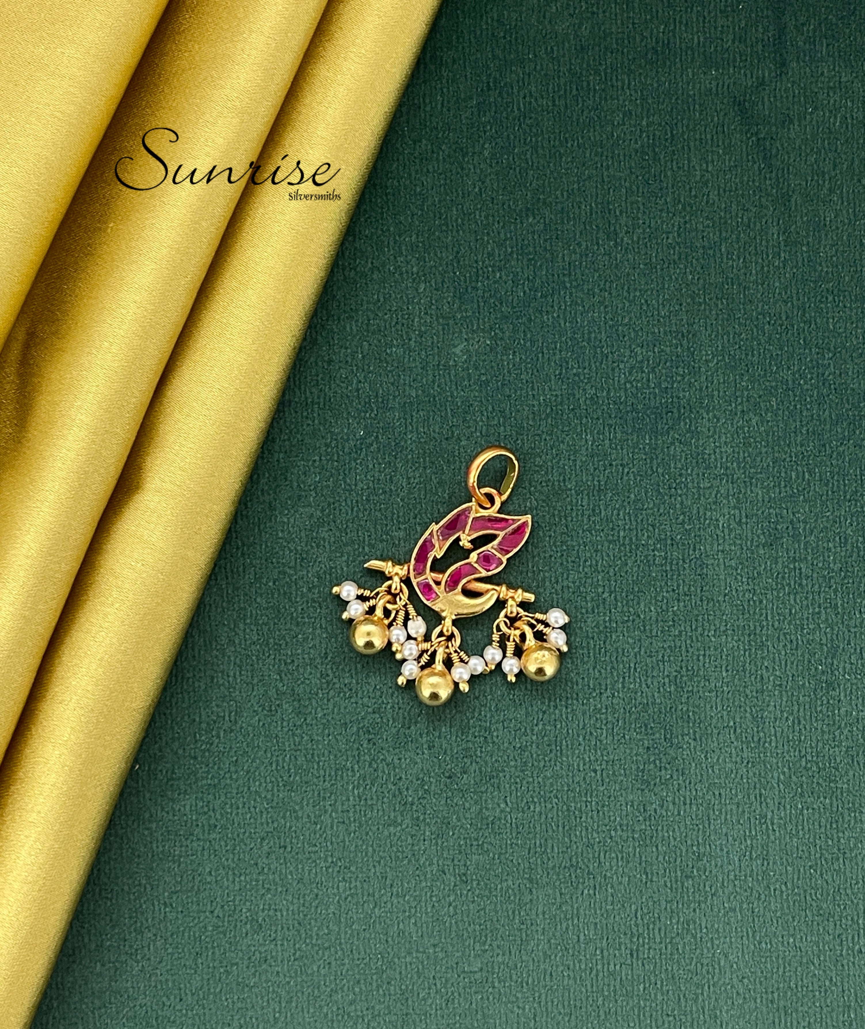 MOR PANKH JADAU PENDANT – Sunrise Silversmiths