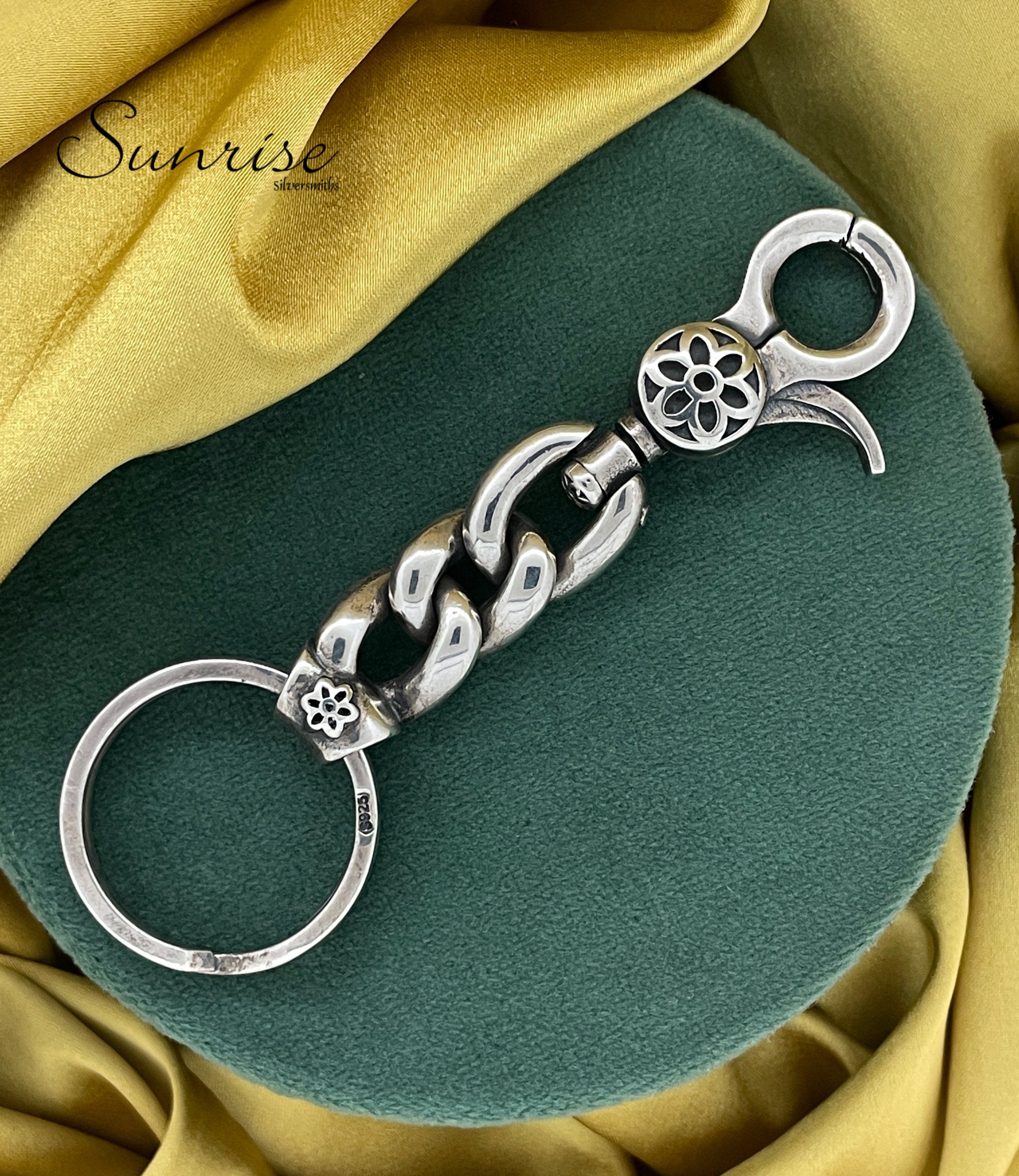 OXIDISED KEYCHAIN – Sunrise Silversmiths
