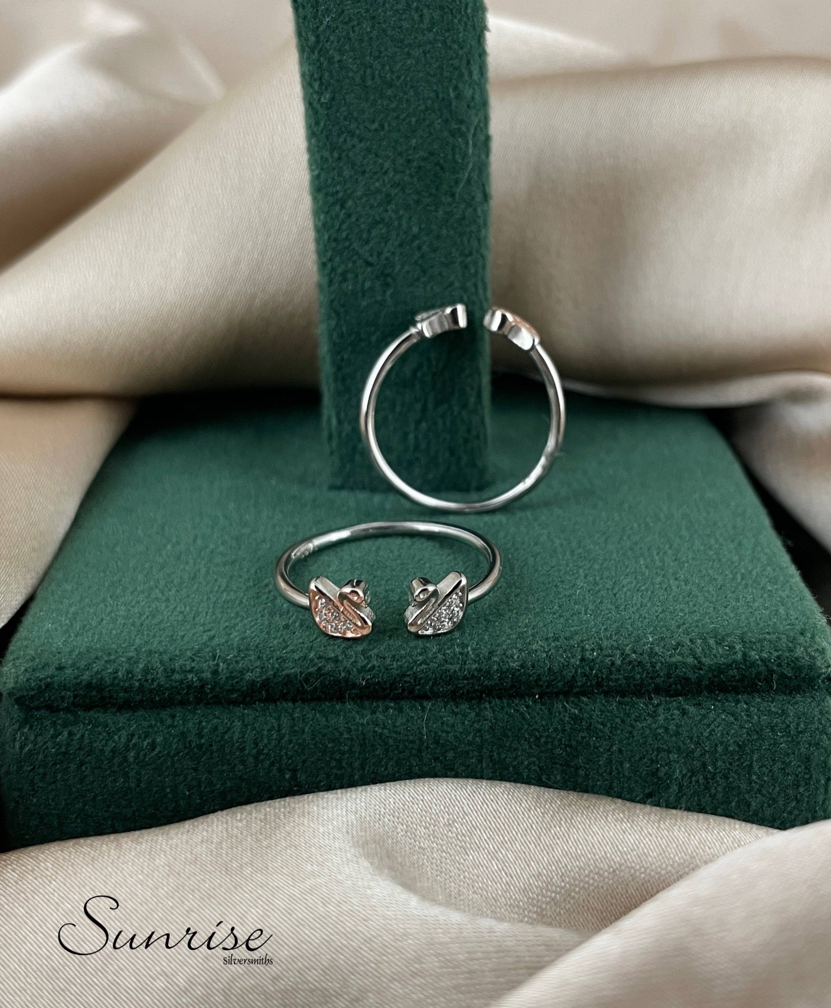 SWAN TOE RINGS – Sunrise Silversmiths