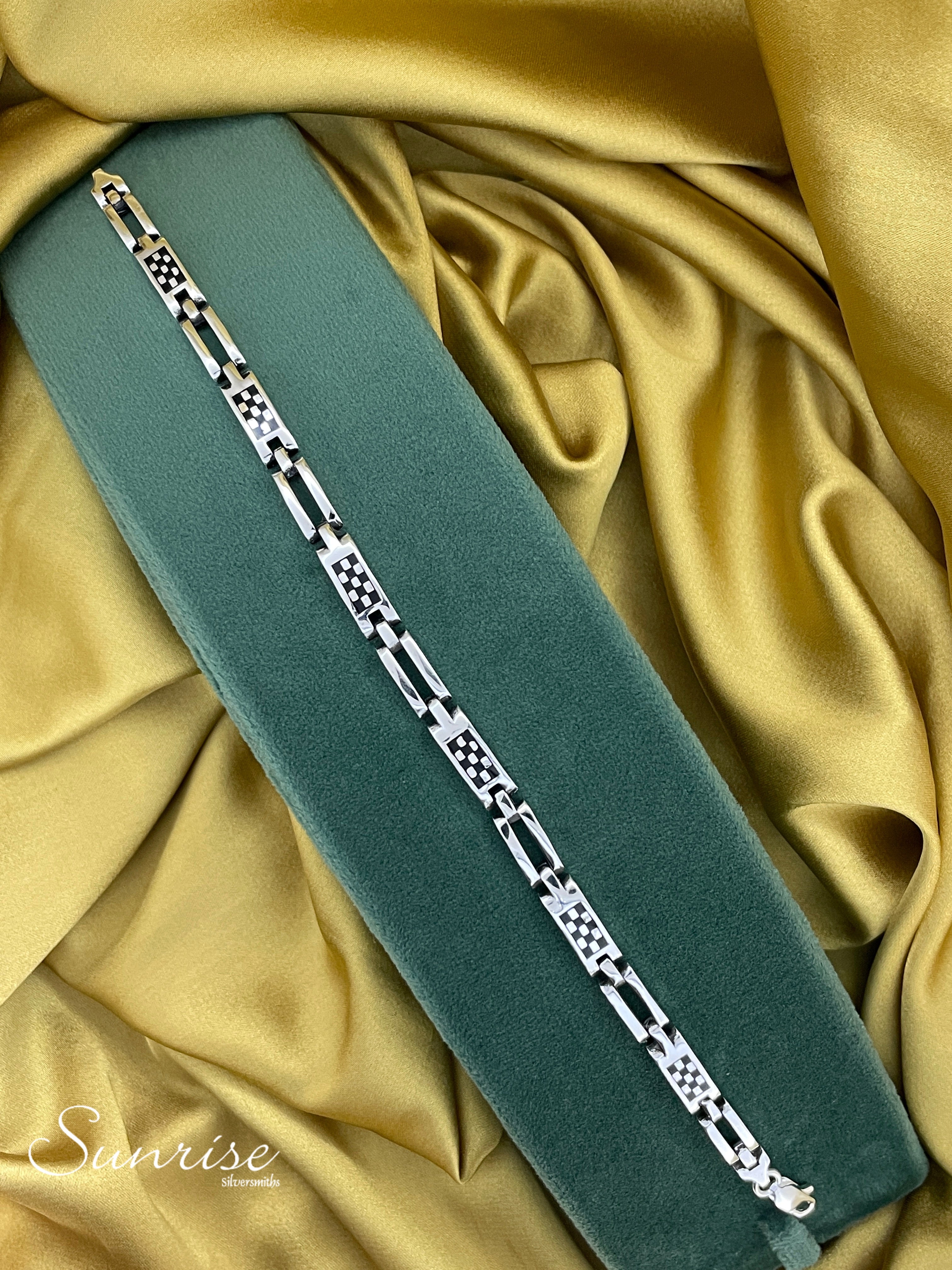 CHECKERED BRACELET – Sunrise Silversmiths