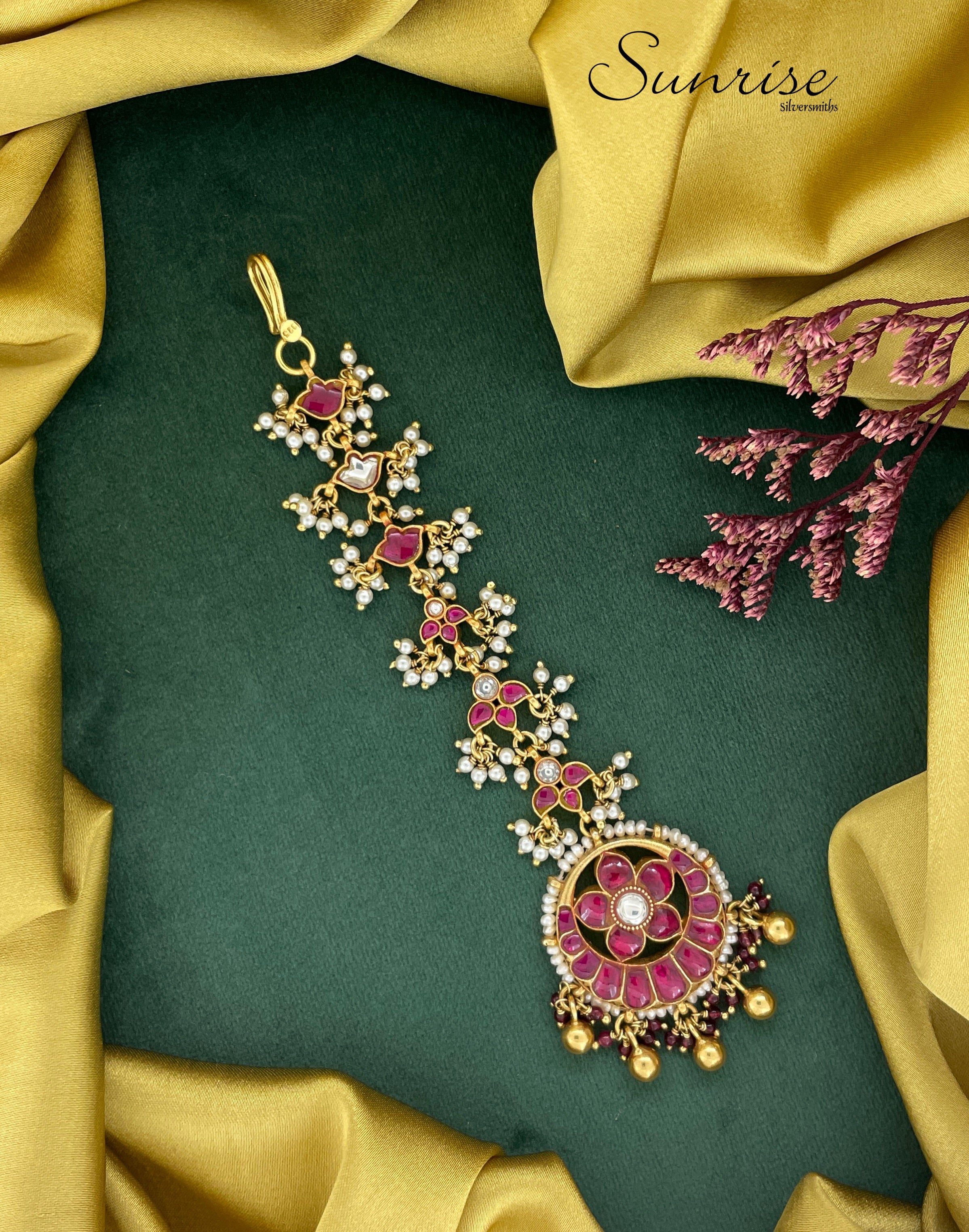 KUNDAN GUNGAROO TIKKA – Sunrise Silversmiths