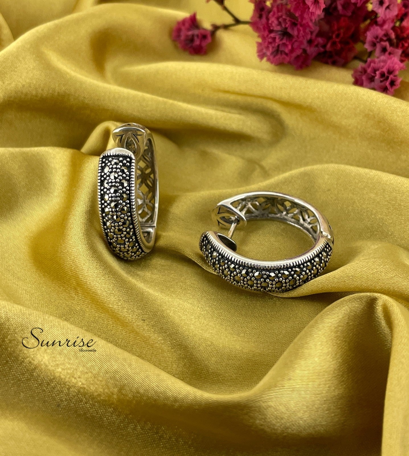 FANCY MARCASITE BALI – Sunrise Silversmiths