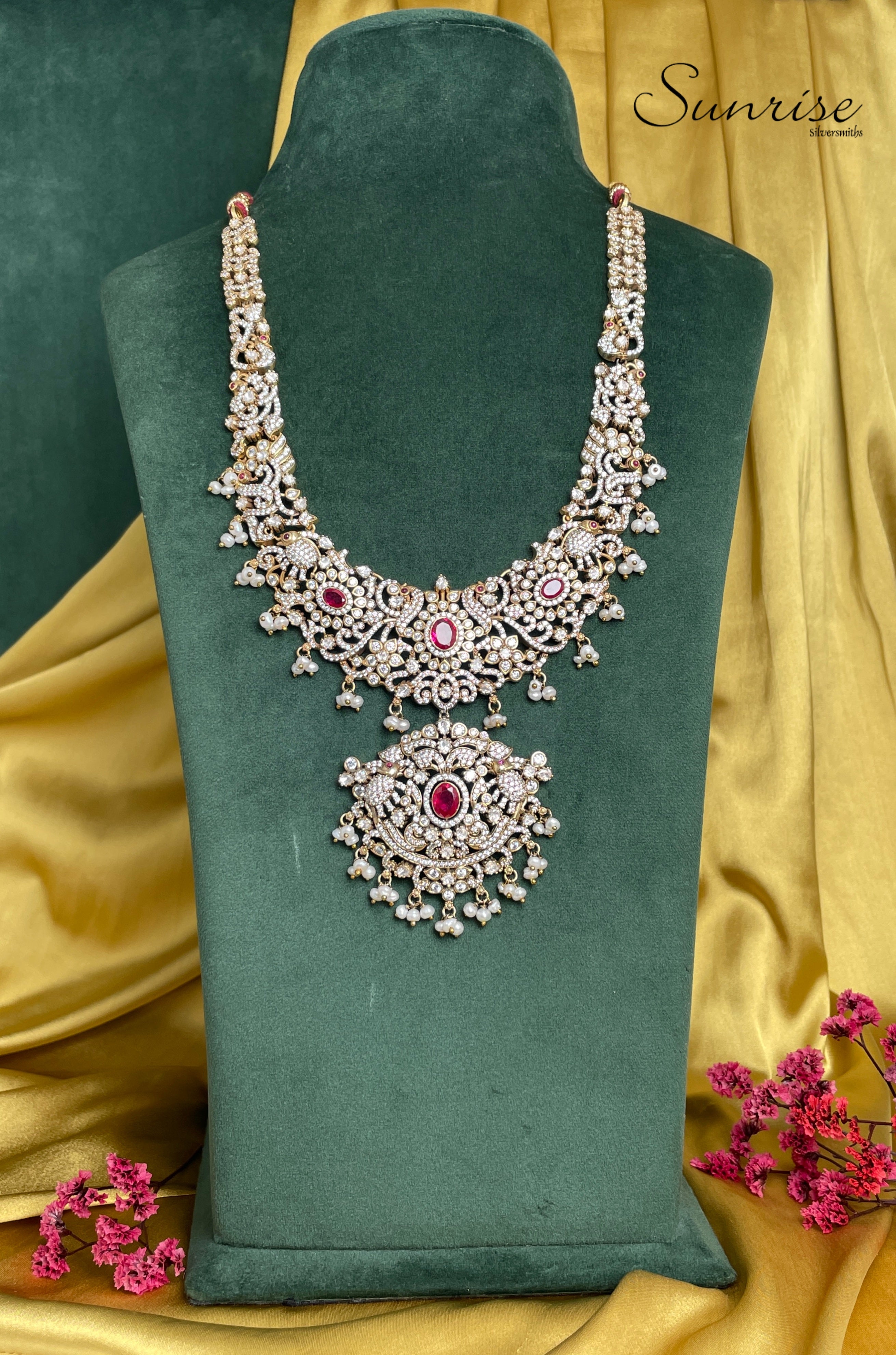 HAATHEE VICTORIAN HARAM SET – Sunrise Silversmiths