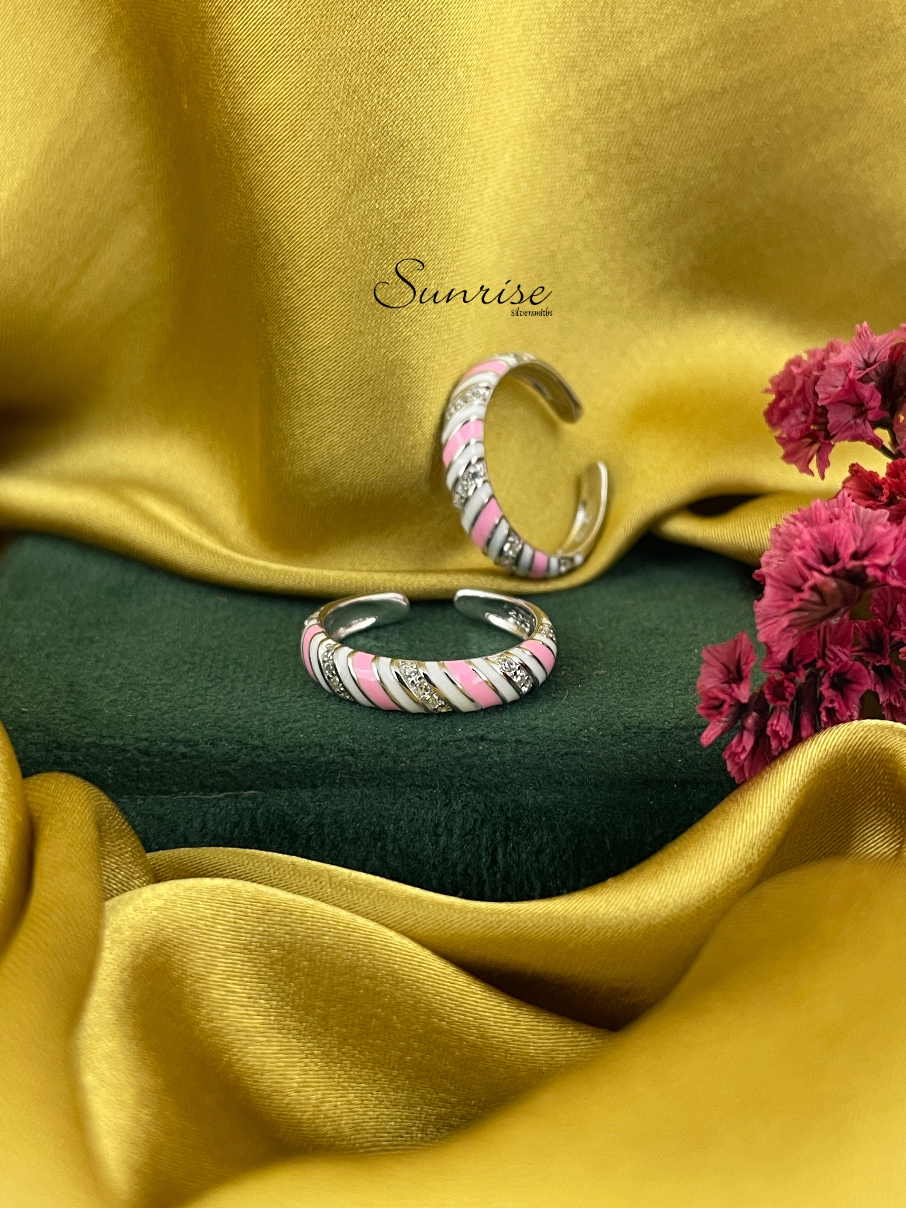 FANCY ENAMEL TOERINGS – Sunrise Silversmiths